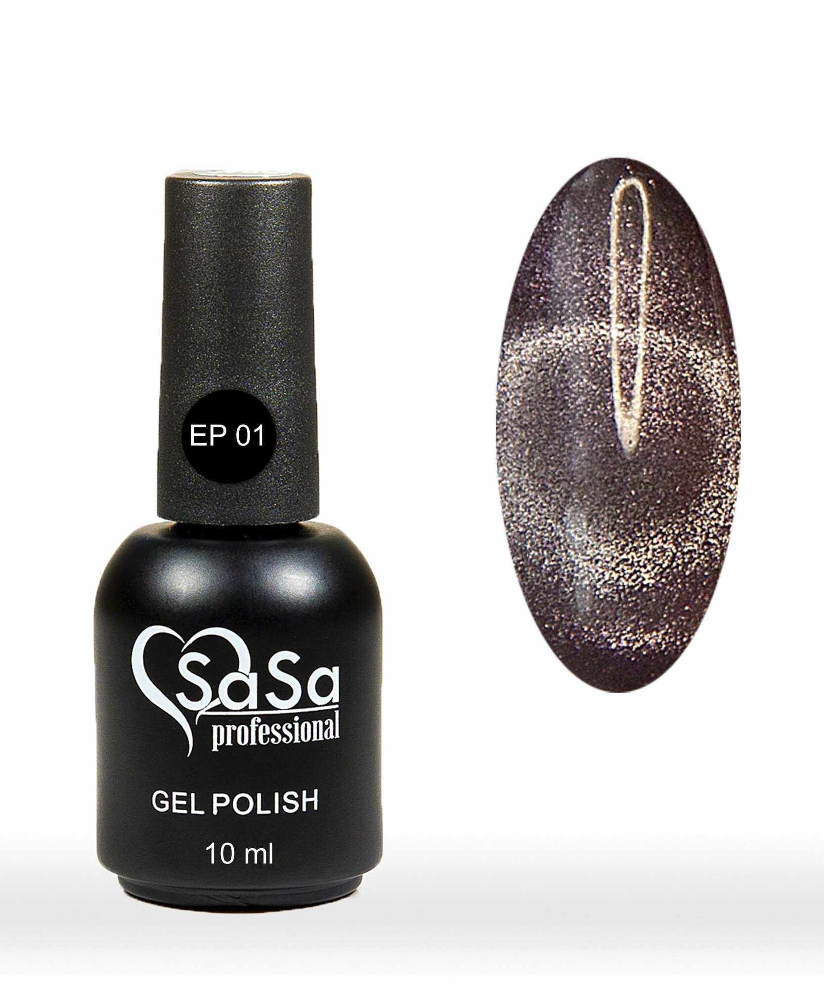 SaSa Гель-лак Enigma Platinum EP01, 10 ml