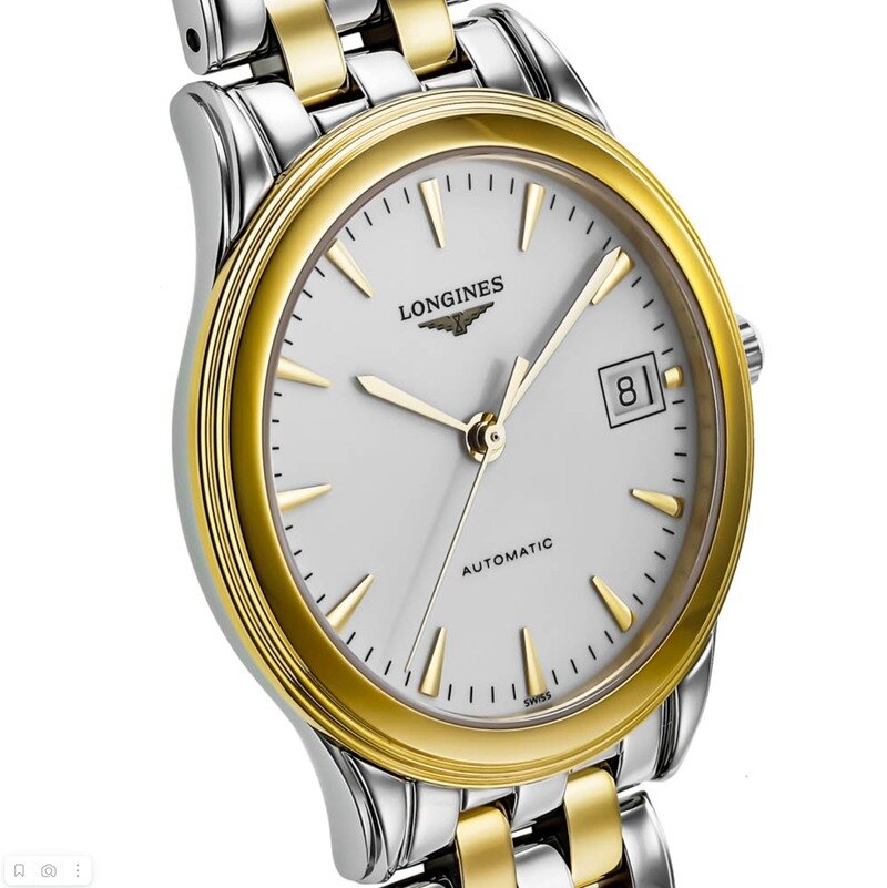 Наручные часы LONGINES, золотистый/серебристый — фото 1