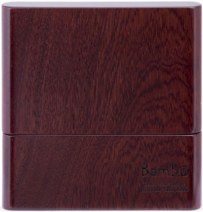 Box for reeds Bambu RD01 - Box for 8 tenor saxophone reeds with an original retractable system of kancharan rosewood