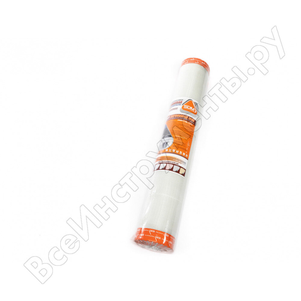 Сетка SDM 165 г/м2 SD-GLASS еврофасад 2000 ячейка 4ммх4мм 50м 00-00004565