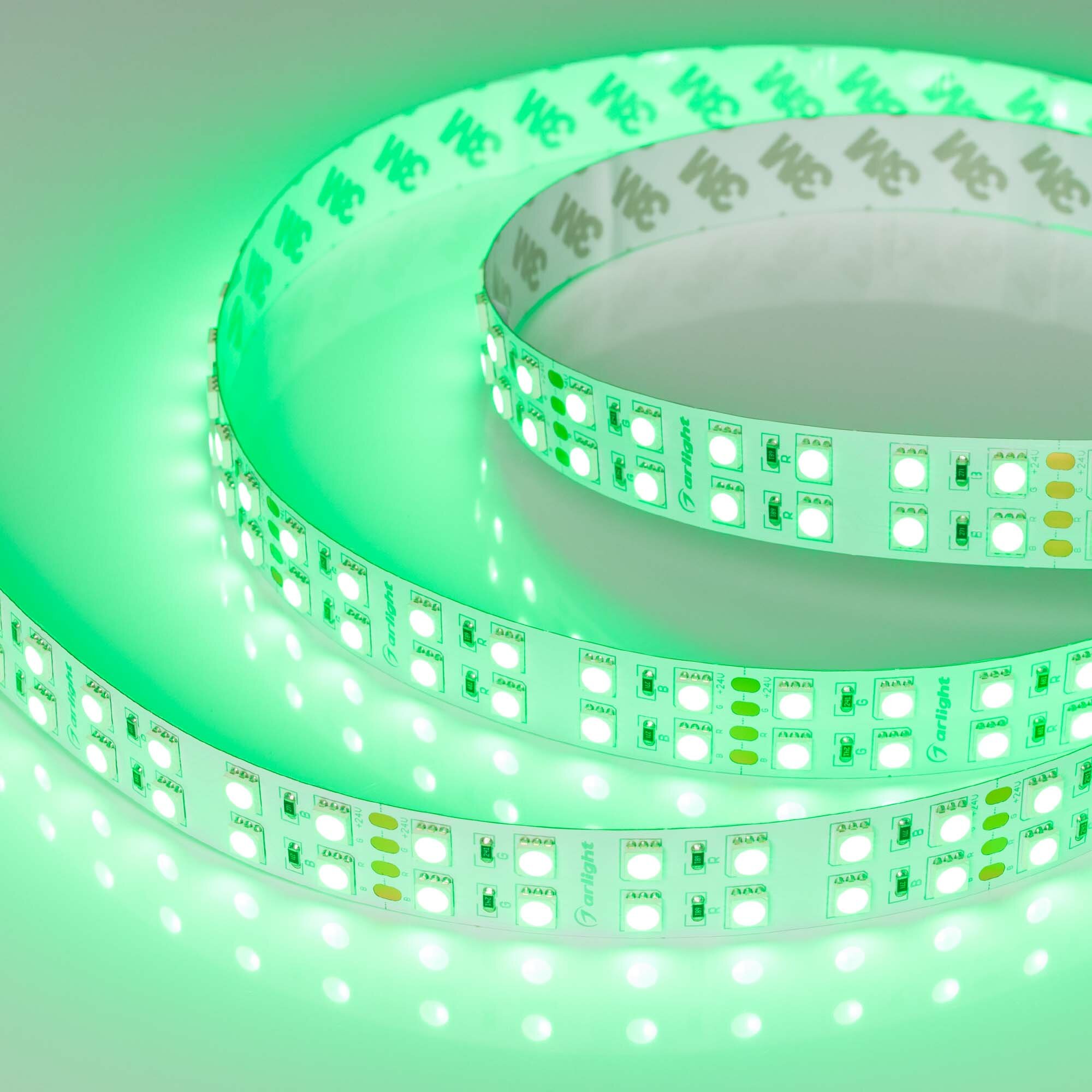 Светодиодная Лента RT-B144-19mm 24V RGB (34.4 W/m, IP20, 5060, 5m) (Arlight, Открытый) 012905(2)