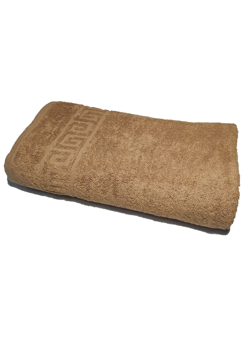 Полотенце банное, махровое 40х70 см Хлопок 100% 430г/м2 Светло-коричневый