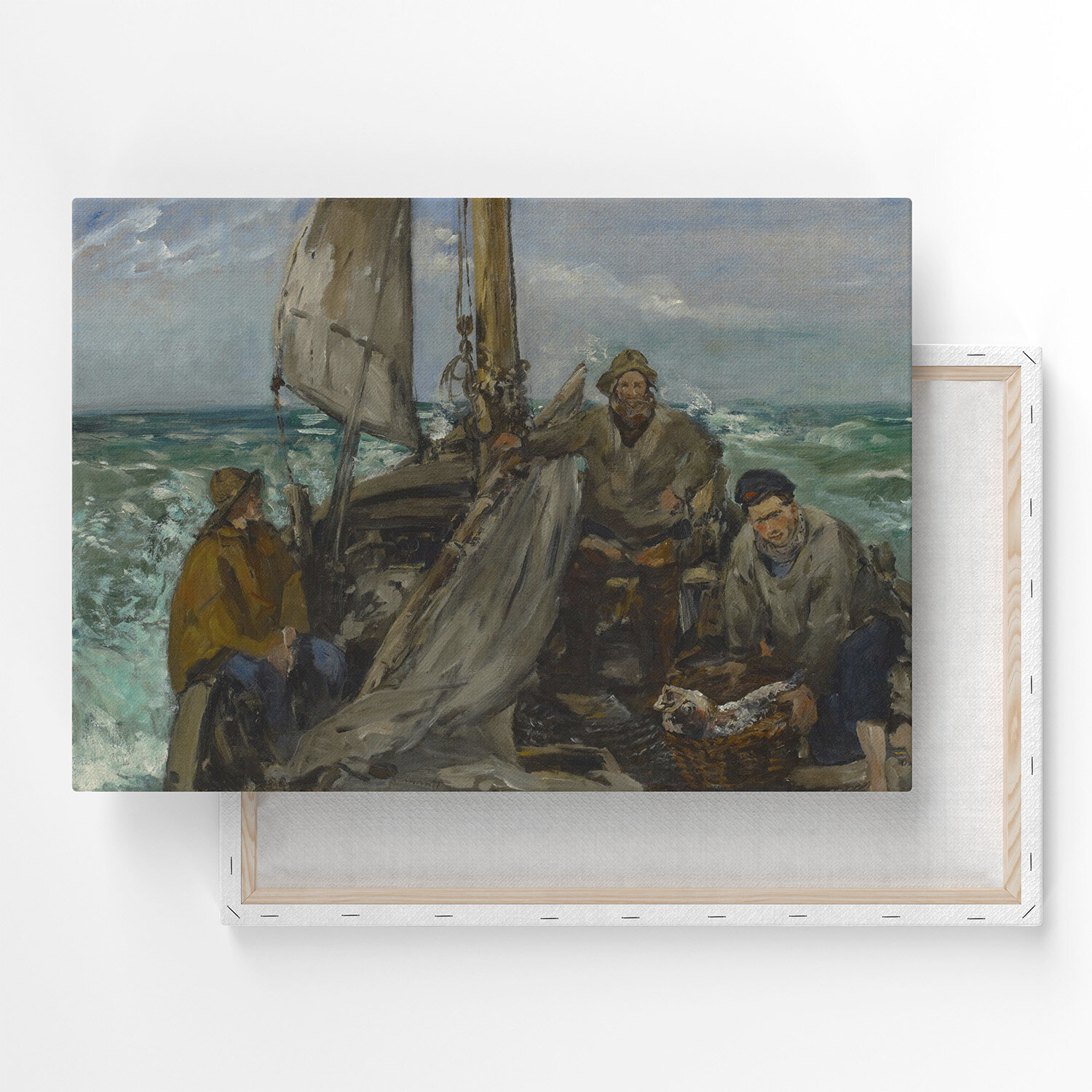 Картина на холсте, репродукция / Эдуард Мане - The Toilers of the Sea / Размер 40 x 53 см