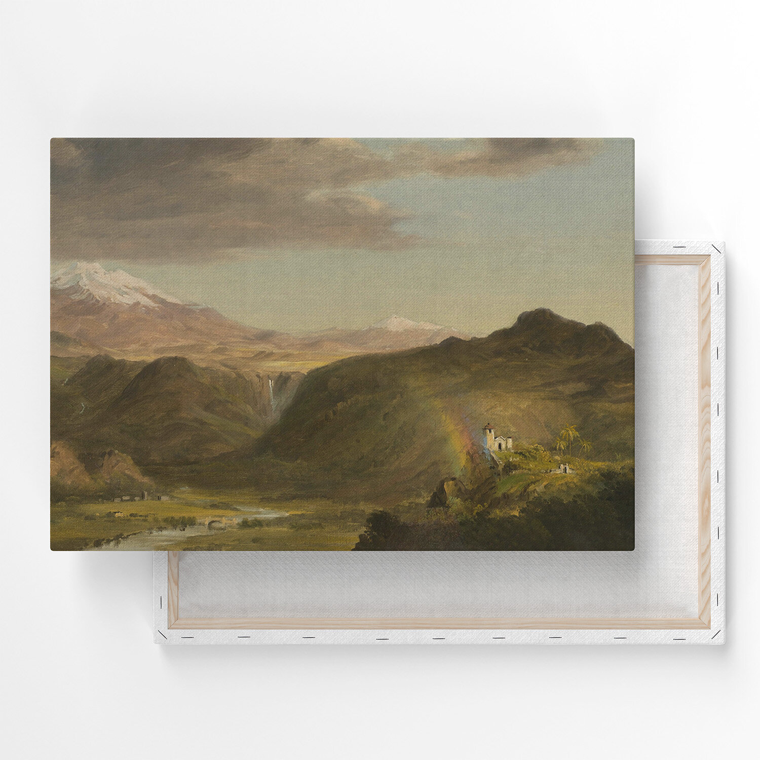 Картина на холсте, репродукция / Фредерик Эдвин Чёрч - South American Landscape / Размер 40 x 53 см