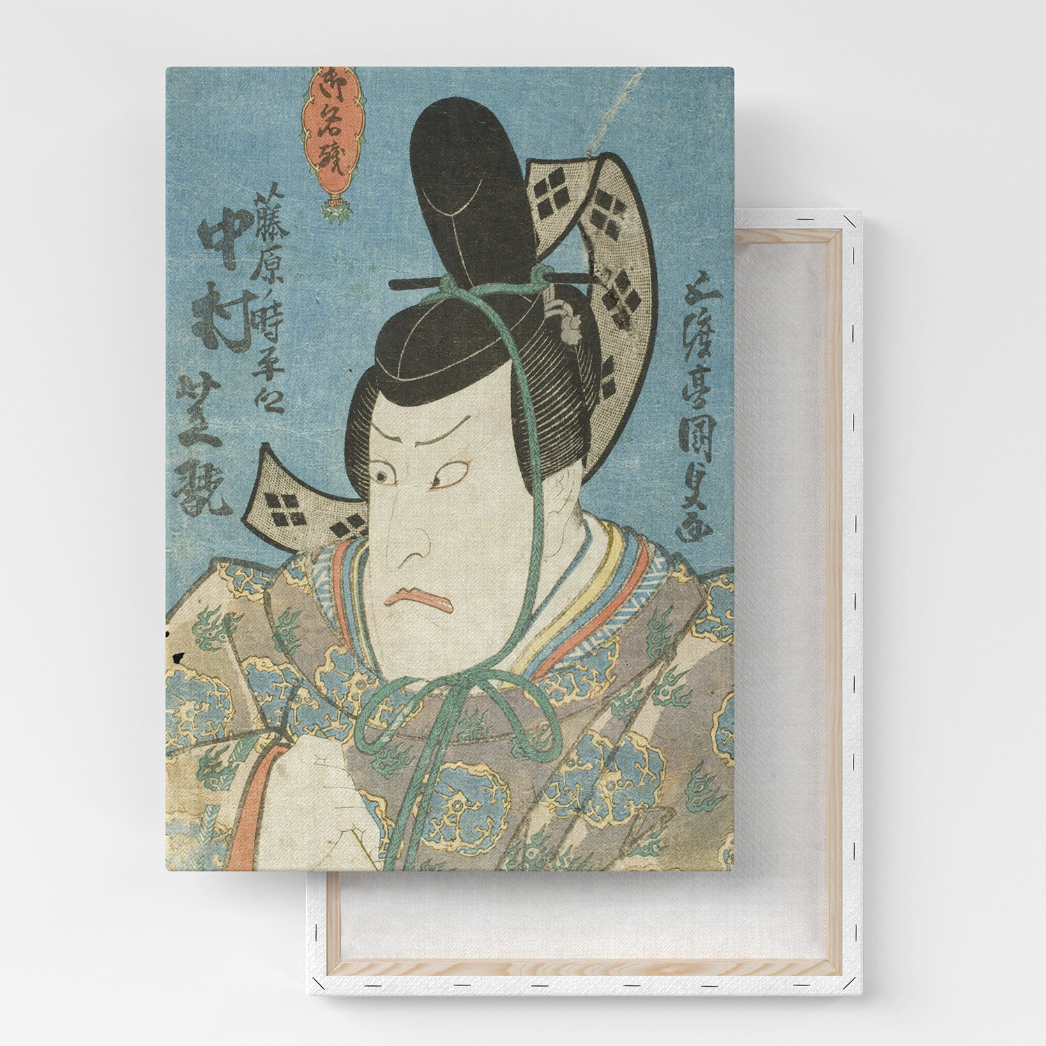Картина на холсте, репродукция / Утагава Кунисада - Osaka Actor Nakamura Shikan / Размер 40 x 53 см