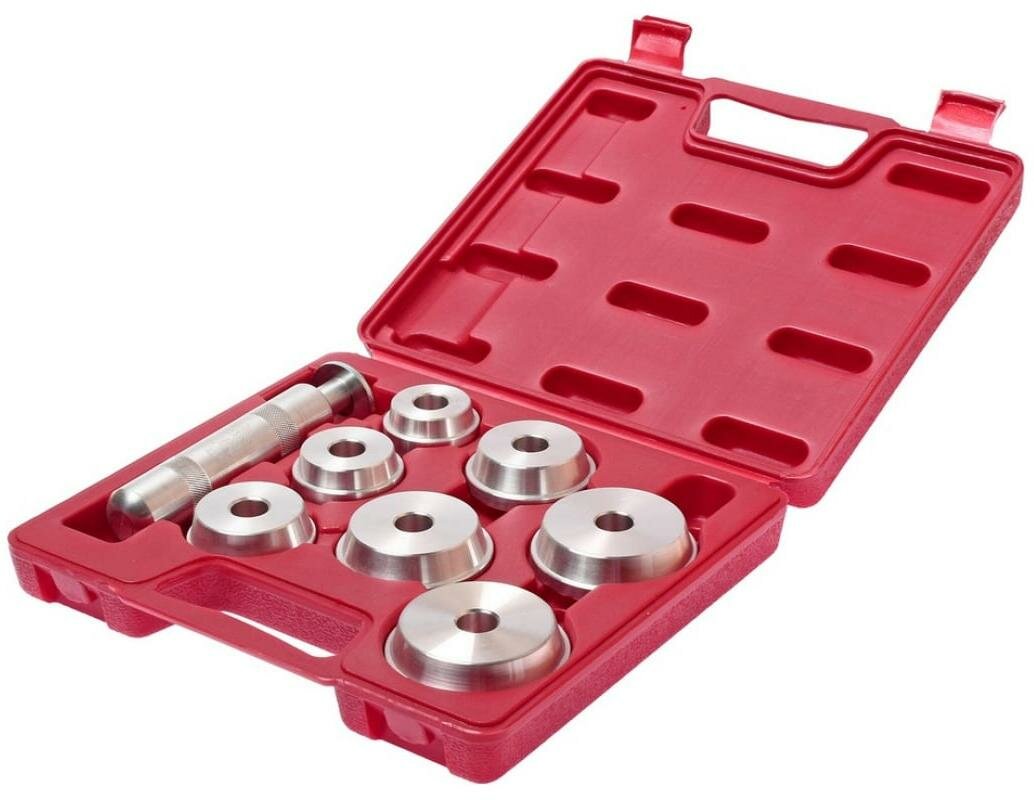 JTC-1611A Набор для установки подшипников и сальников (в кейсе) 10 пр.