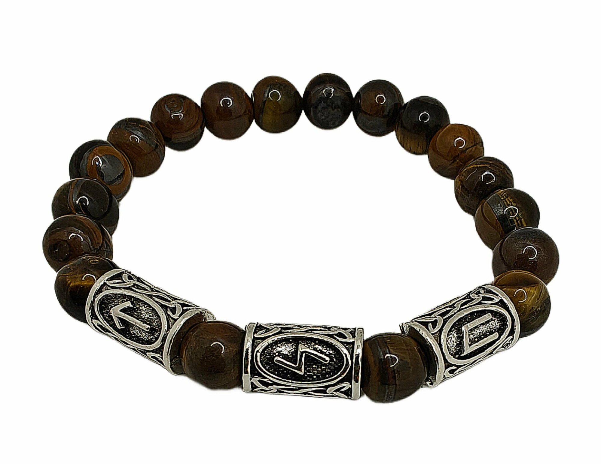 Славянский оберег, Браслет-нить, тигровый глаз