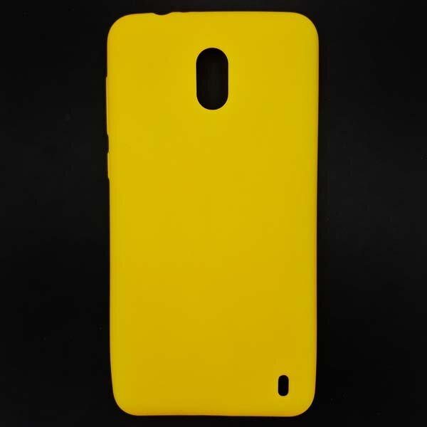 Силиконовый чехол для Nokia 2 (Soft Touch, желтый)