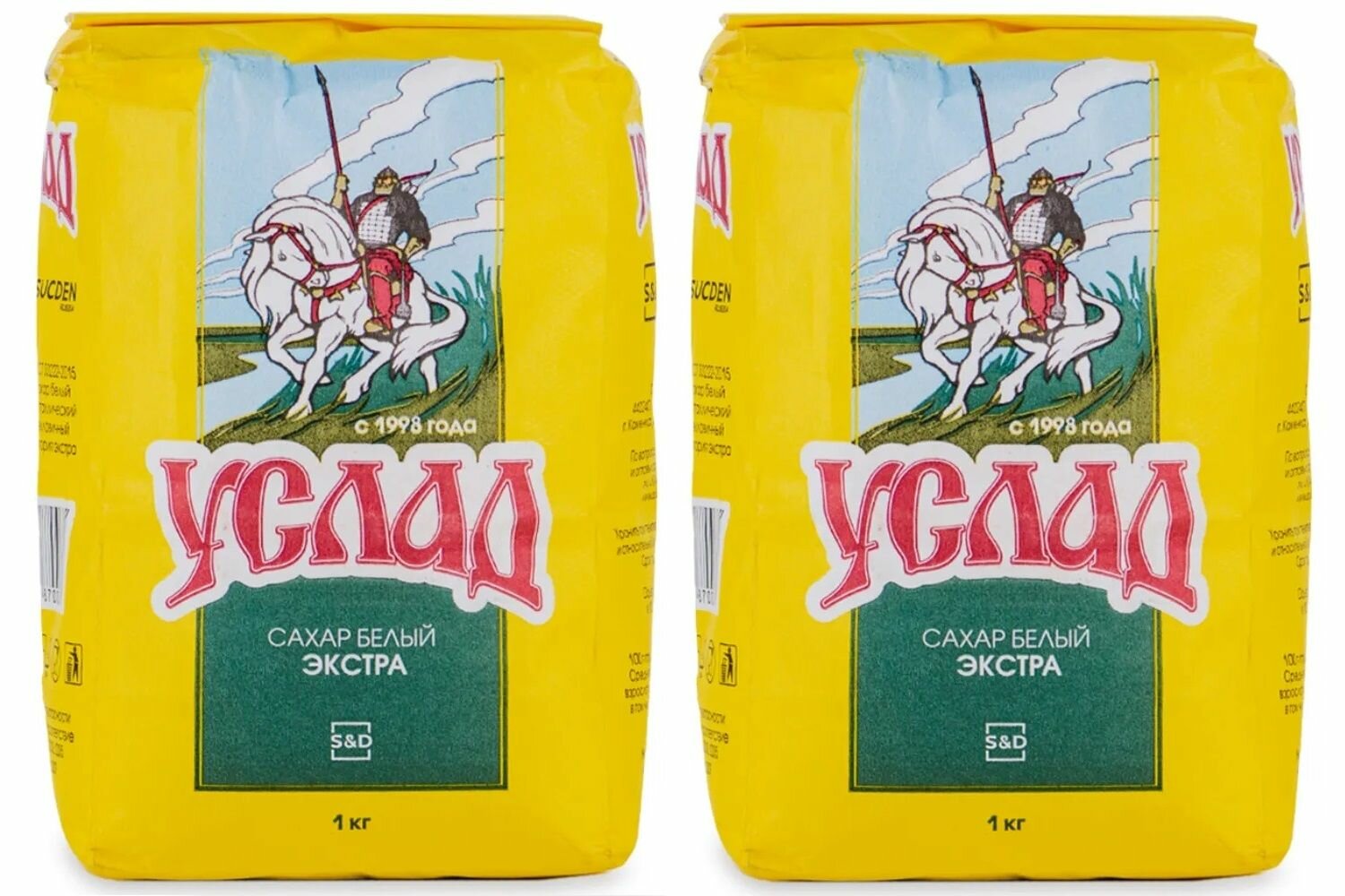 Сахар-песок Услад, Россия, 1 кг х 2шт