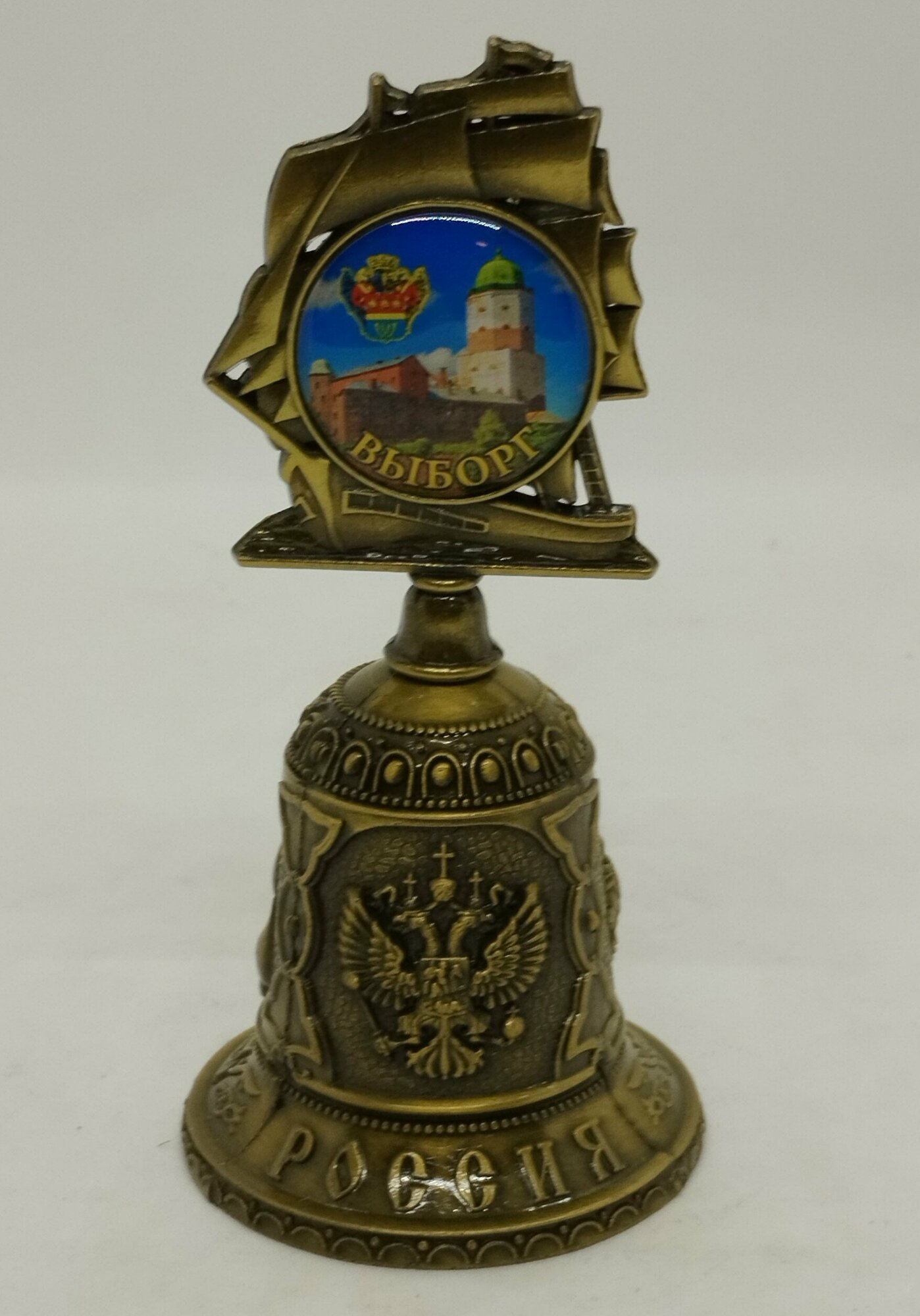 Колокольчик-парусник "выборг" бронза