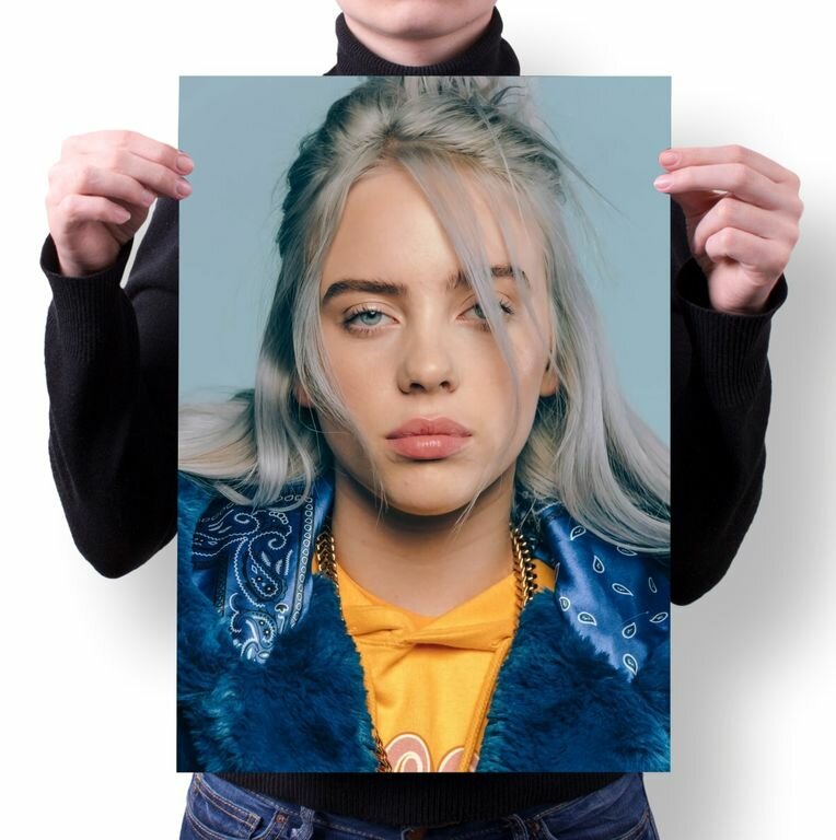 Плакат Билли Айлиш, Billie Eilish №3, А4