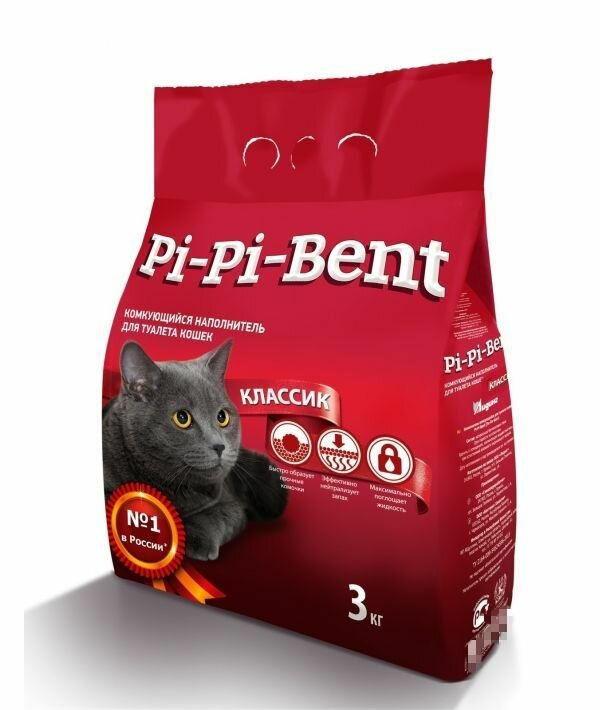 Pi-Pi Bent DeLuxe Наполнитель Классик, 3 кг