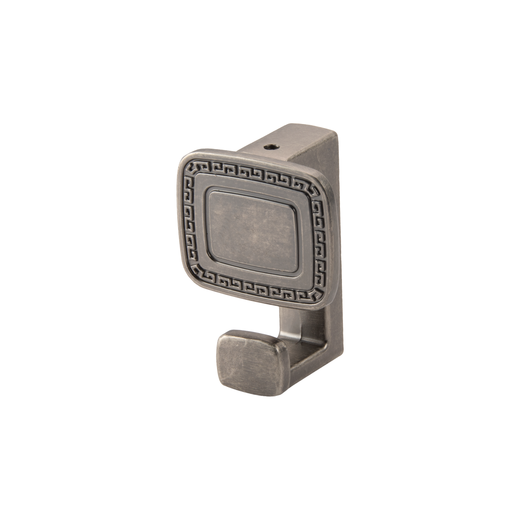 Мебельный крючок EDSON 4803-N00-AS ANTIQUE SILVER однорожковый, насадного монтажа