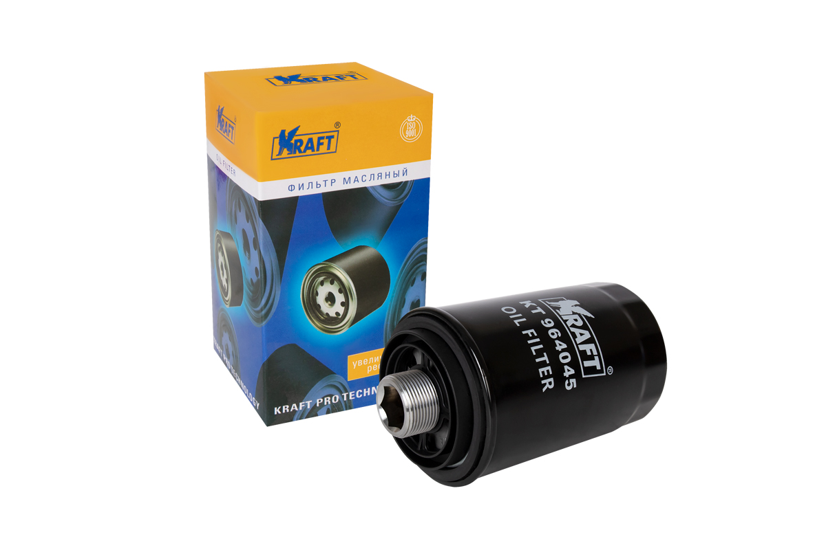 KRAFT KT 964045 фильтр масляный Audi (Ауди) a3 (03-12), a4 (07-15), a5 (09-17) / VW Golf (Гольф) vi (08-12)