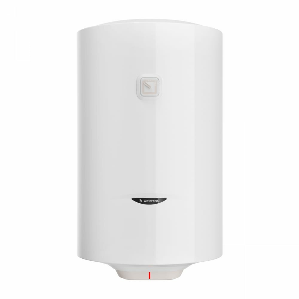 Водонагреватель белого цвета с баком из стали и титановым эмалевым покрытием, 50 литров, 75 градусов, настенное крепление, 1,5 кВт, IP X3