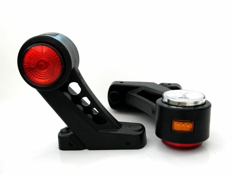 Фонарь габаритный LED 003/0031.3731-03 3 огня 5 диодов, вынос 130мм 12-24 2шт лев прав а. н. WAS 577