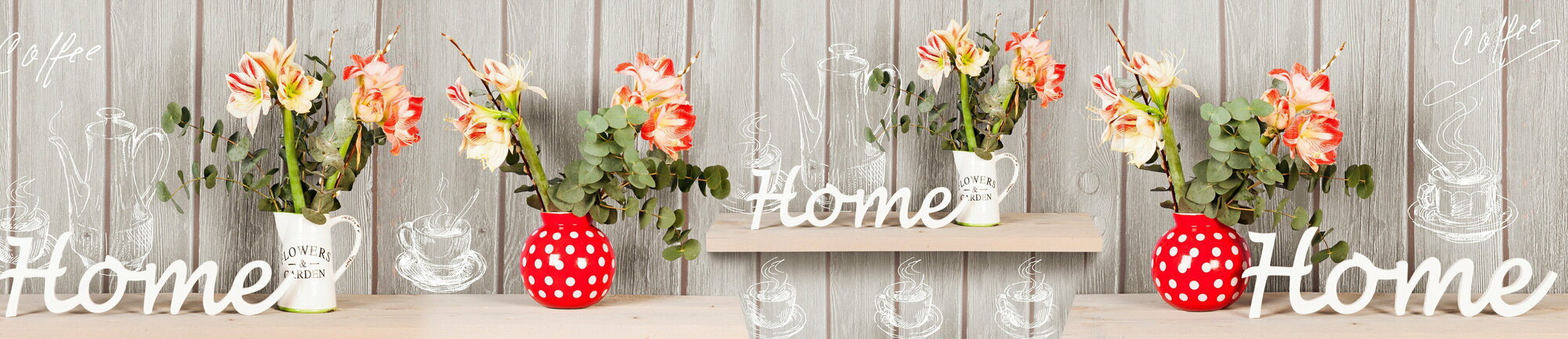 Кухонный фартук/стеновая панель МДФ для кухни 2800*600*6мм "BS-223"