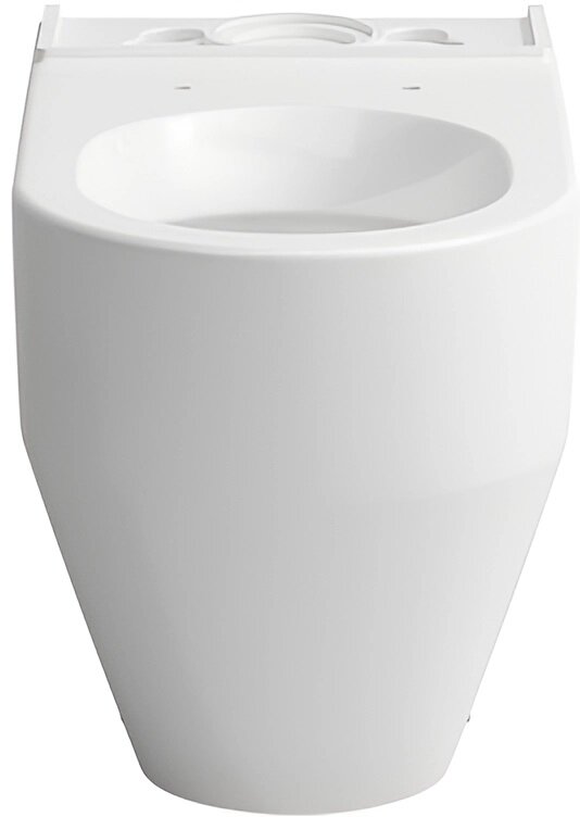 Чаша напольного унитаза Laufen PRO 8.2595.2.000.231.1, безободковая, смыв торнадо, белая