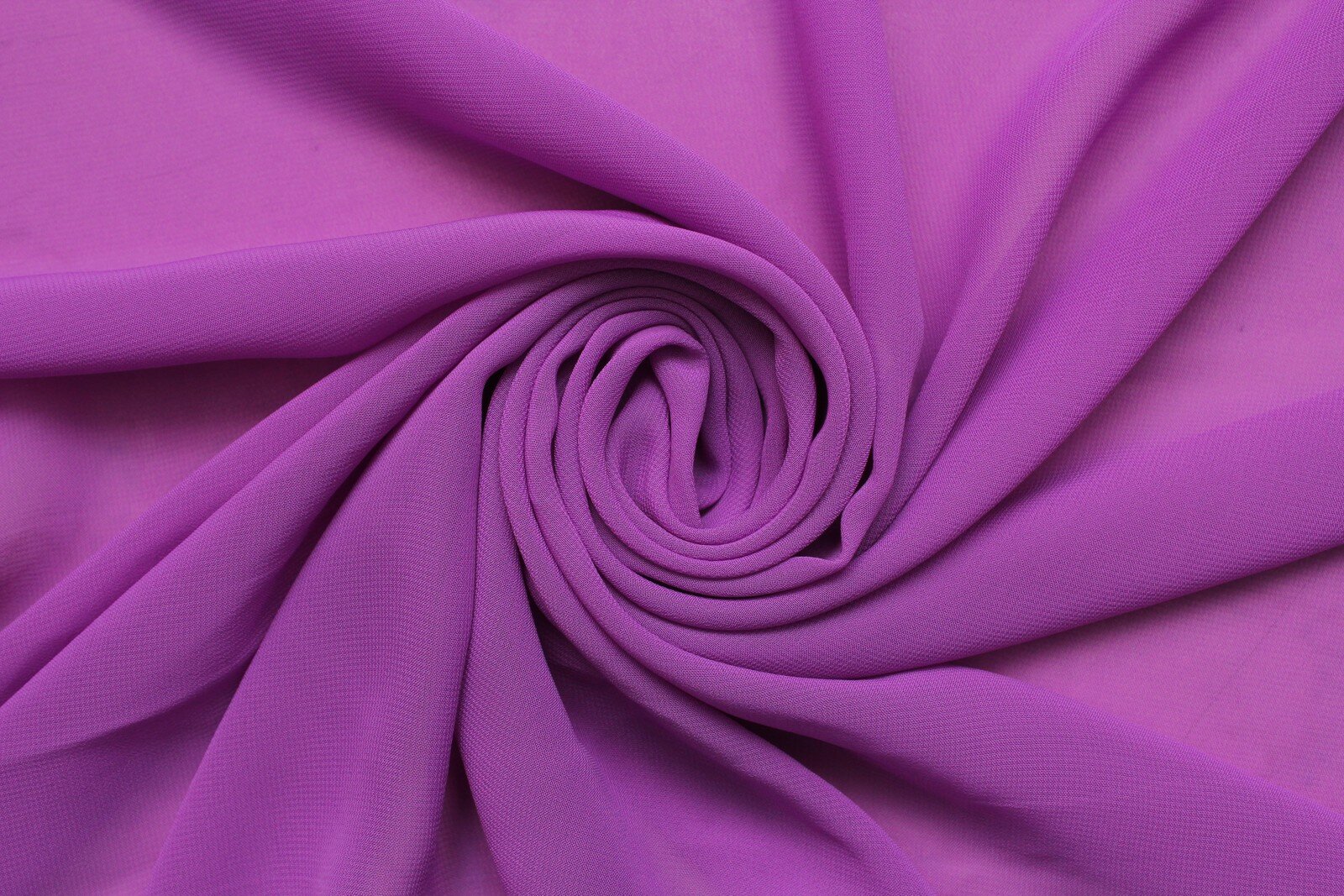 Ткань Шифон пурпурно-сиреневый, ш146см, 0,5 м