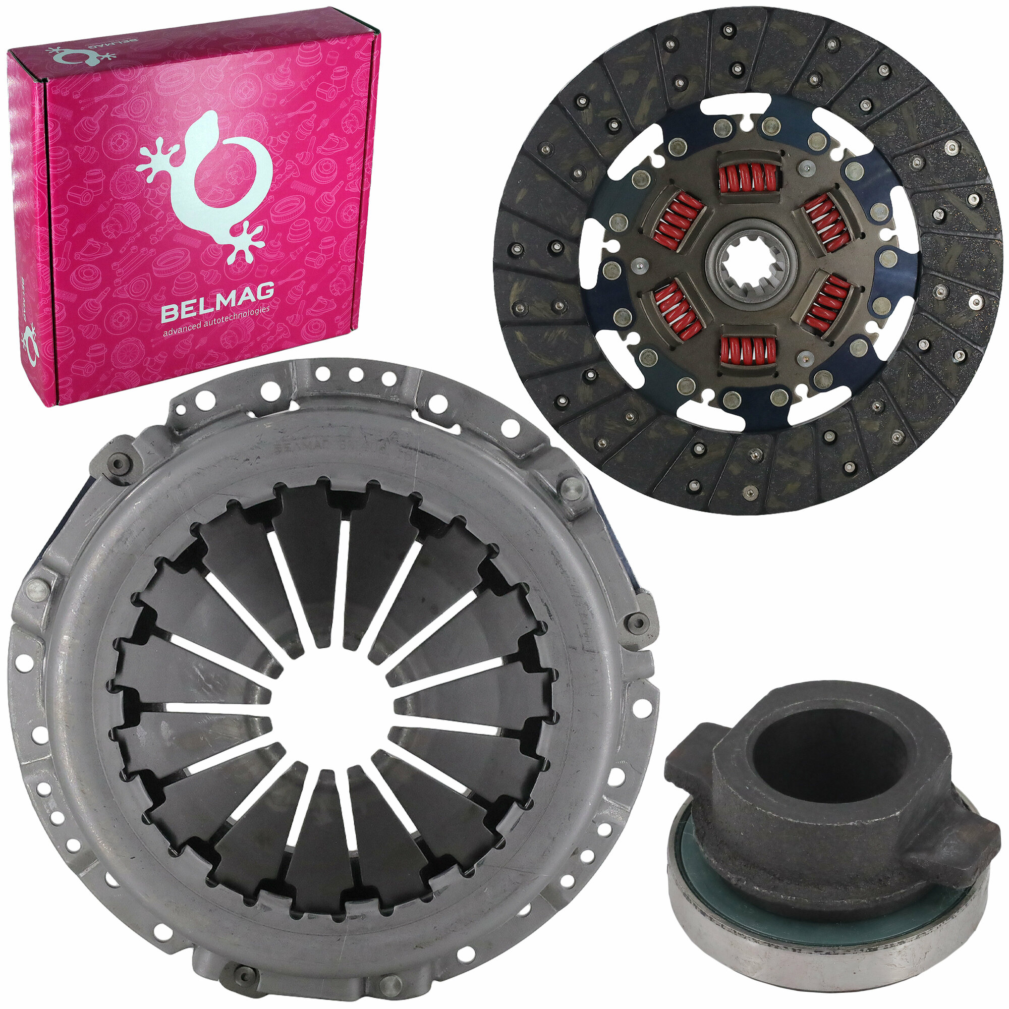 Пакет сцепления (корзина, диск, подш.) дв.402, 406 (БелМаг)