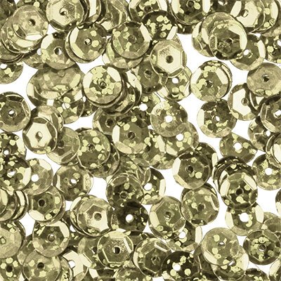 Пайетки россыпью "Zlatka" ZC 6 мм 10 г №09 золото