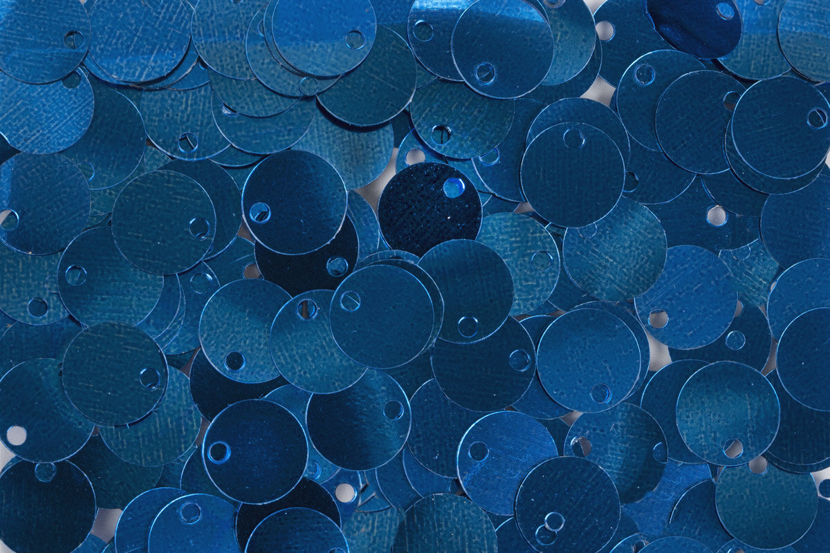 Пайетки россыпью "Zlatka" ZF-11 8 мм 10 г №07 синий