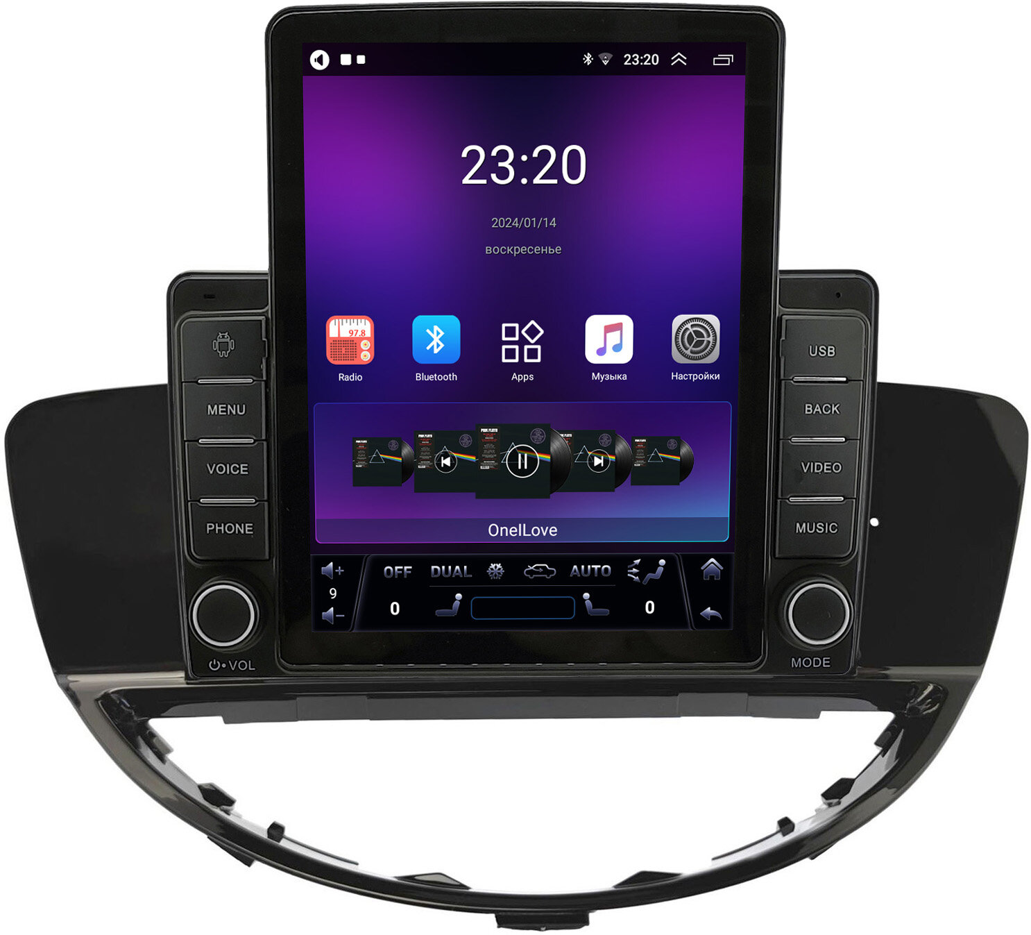 Штатная магнитола Canbox GTR095-9-025 Subaru Tribeca 2004-2014 (без поддержки БК) Android 10 (QLed, 4/64, DSP, CarPlay)