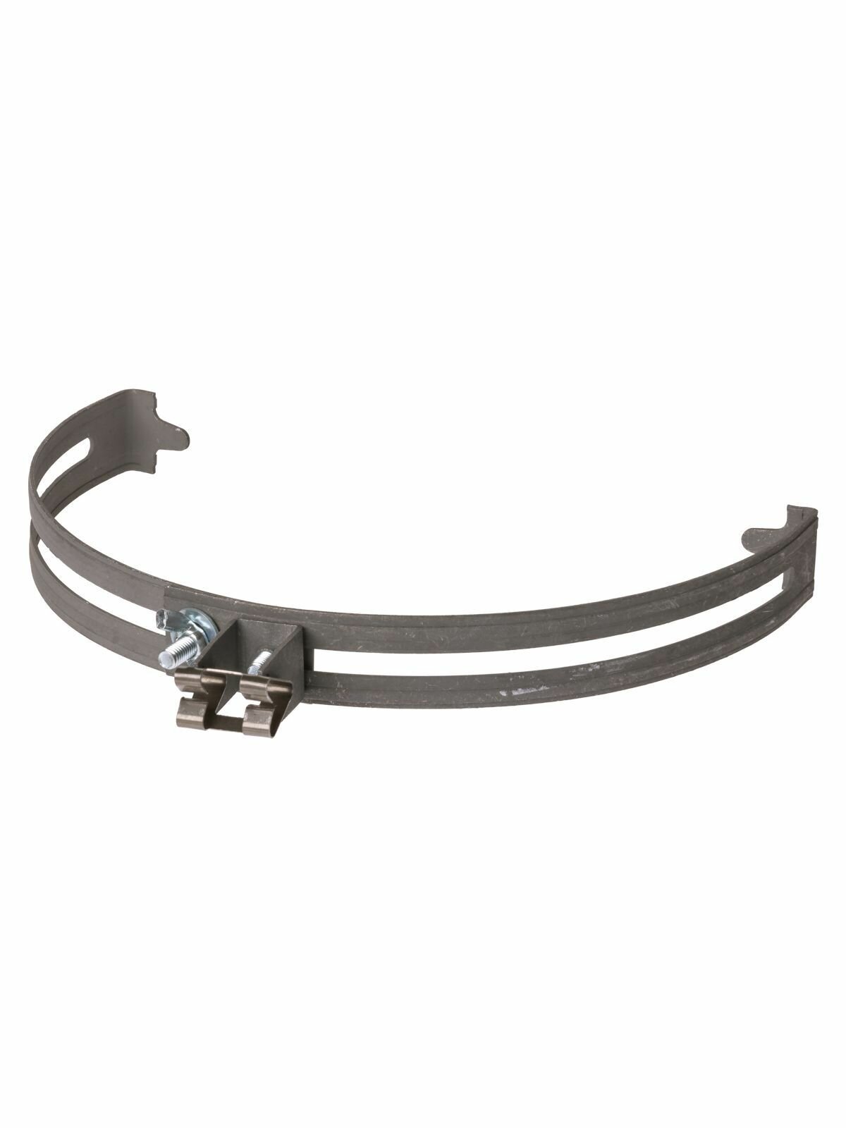 Держатель регулируемый 130-240 мм на круглый конек, ст. фиксатор для прута 6-10 мм, термодиф. TDM