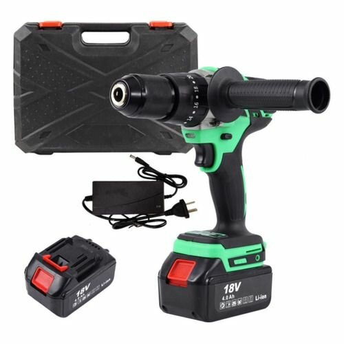 Ударная дрель-шуруповерт ZITREK Green Impact, 4Ач, с двумя аккумуляторами [063-4045]