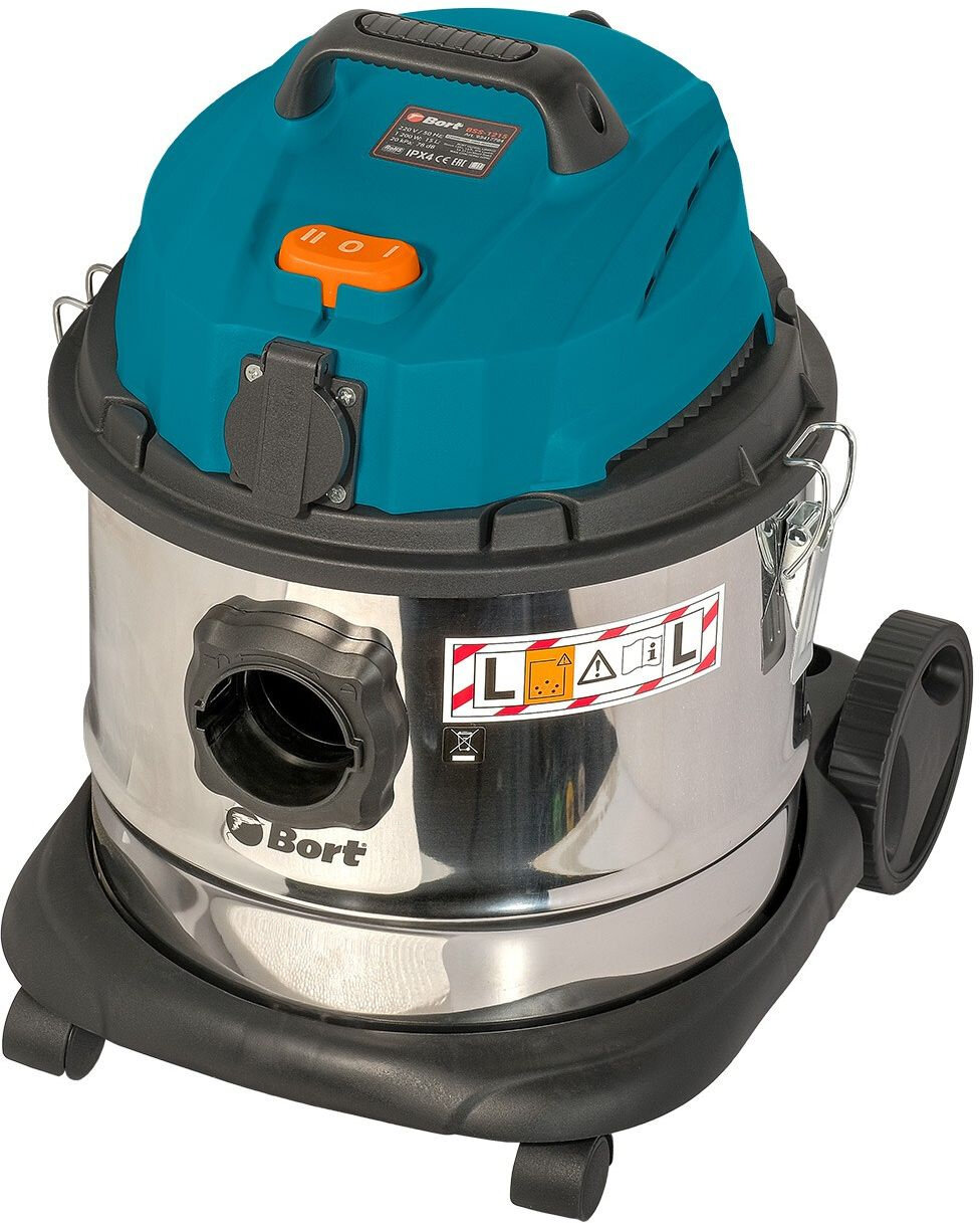 Строительный пылесос Bort BSS-1215 1200Вт (уборка: сух
