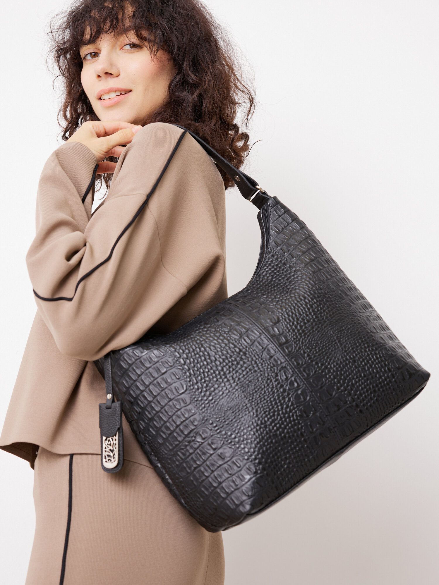 Сумка хобо классическая сумка хобо