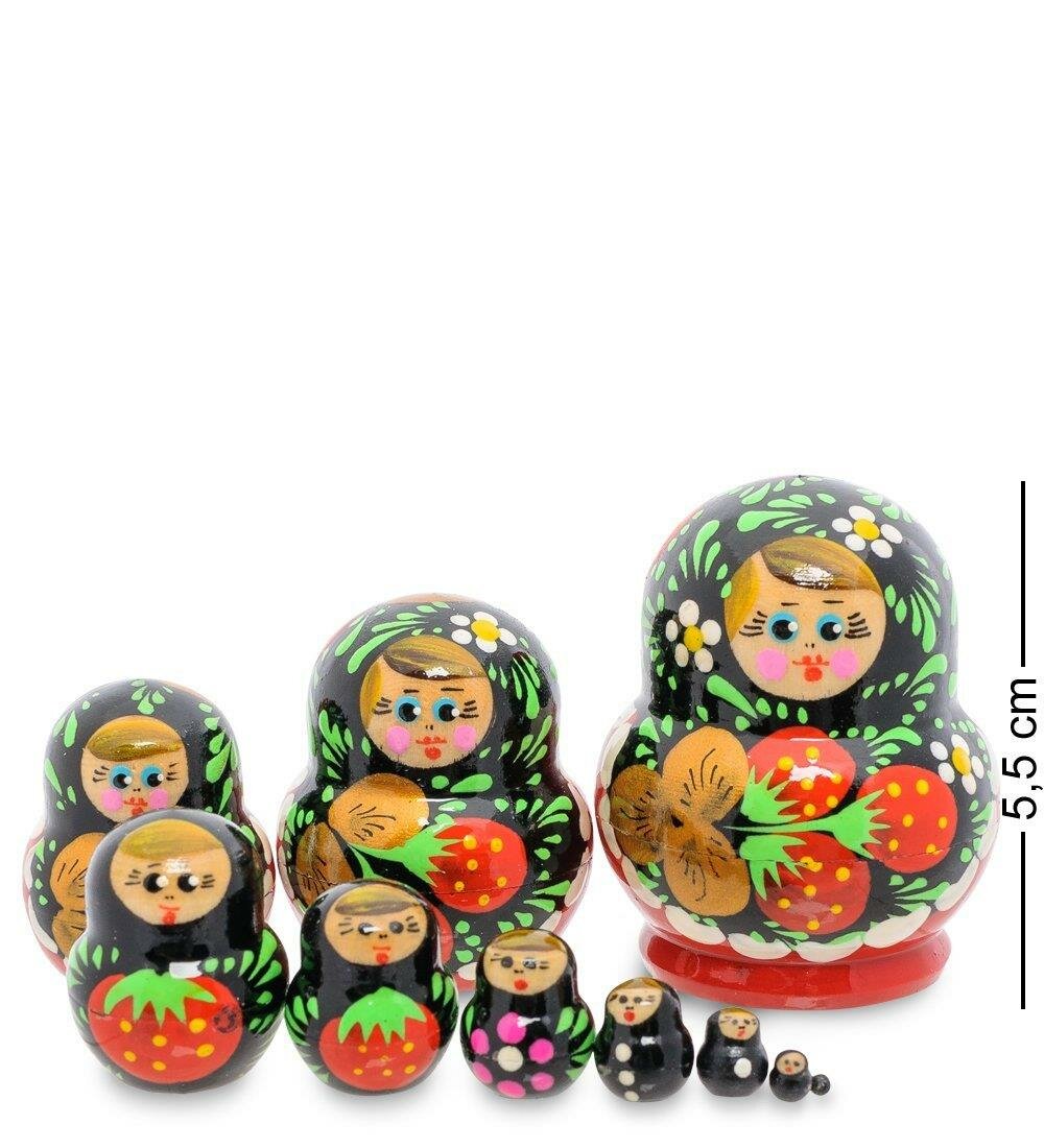 Матрешка 10м "Настенька" A2100699 Народные промыслы, Дерево липа, краски, лак