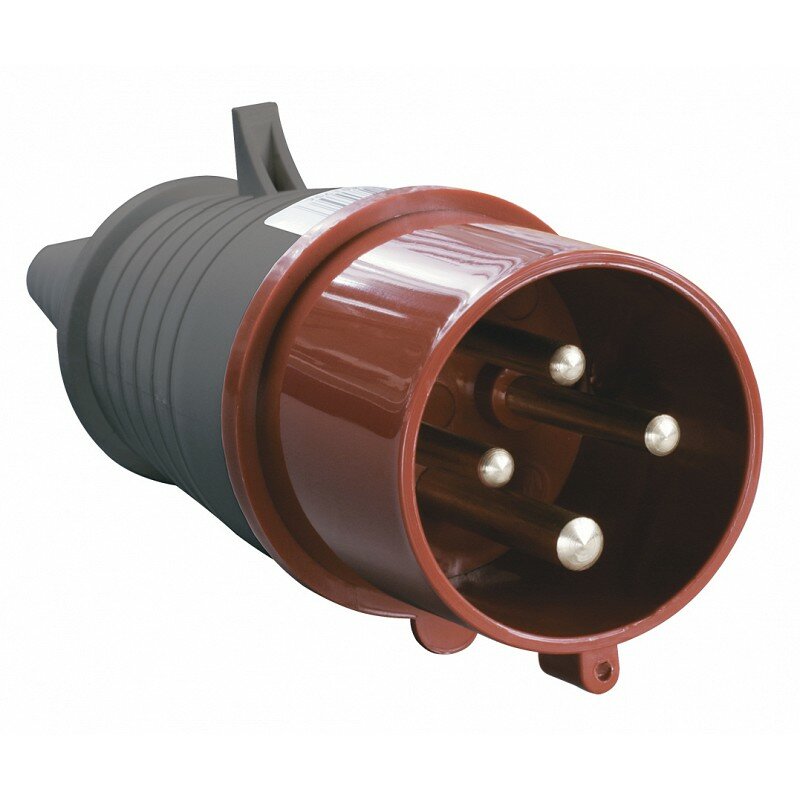 Вилка переносная ССИ-024 3Р+РЕ 32А 380-415В IP44 IEK, цена за 1 шт