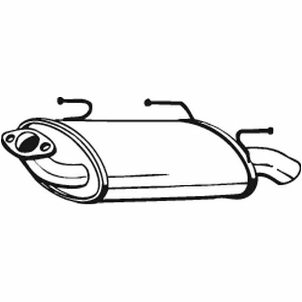 Глушитель выхлопных газов конечный, BOSAL 145-503 (1 шт.)