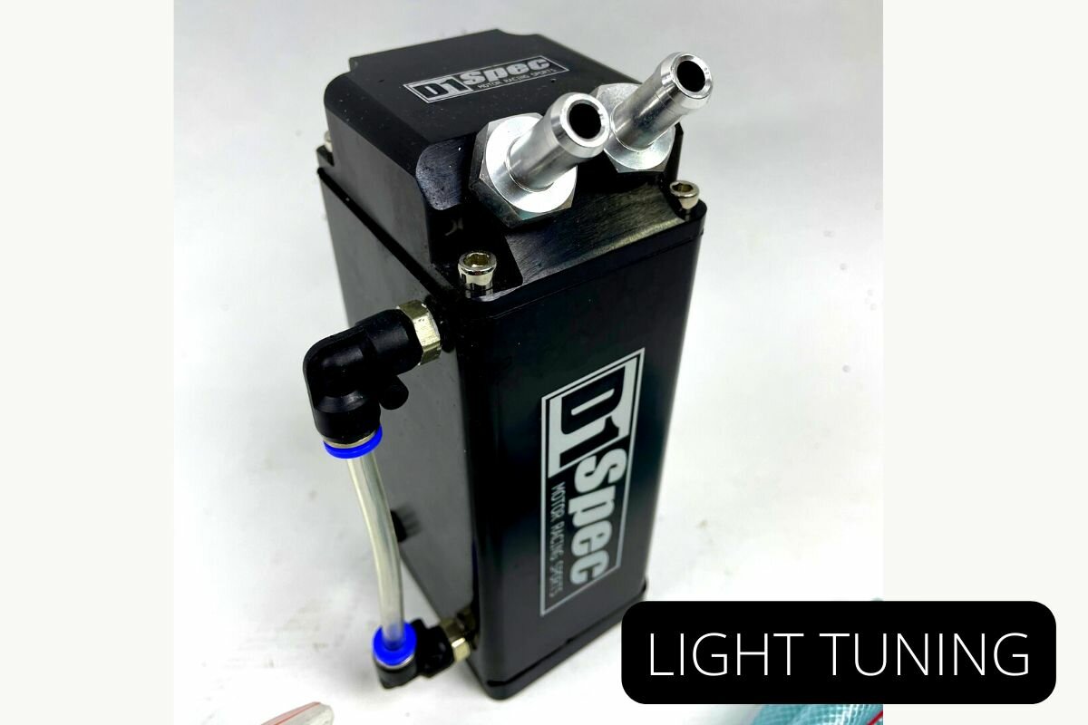 Маслосборник (маслоуловитель) универсальный черный - D1 Spec