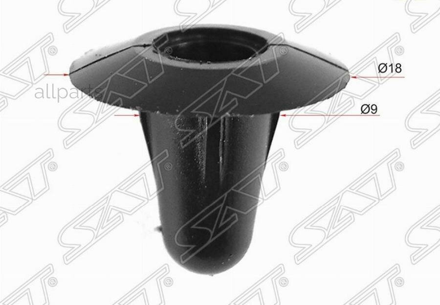 SAT ST-M10281 Клипса обшивки двери GM/TOYOTA/LEXUS (Продажа по 10шт)