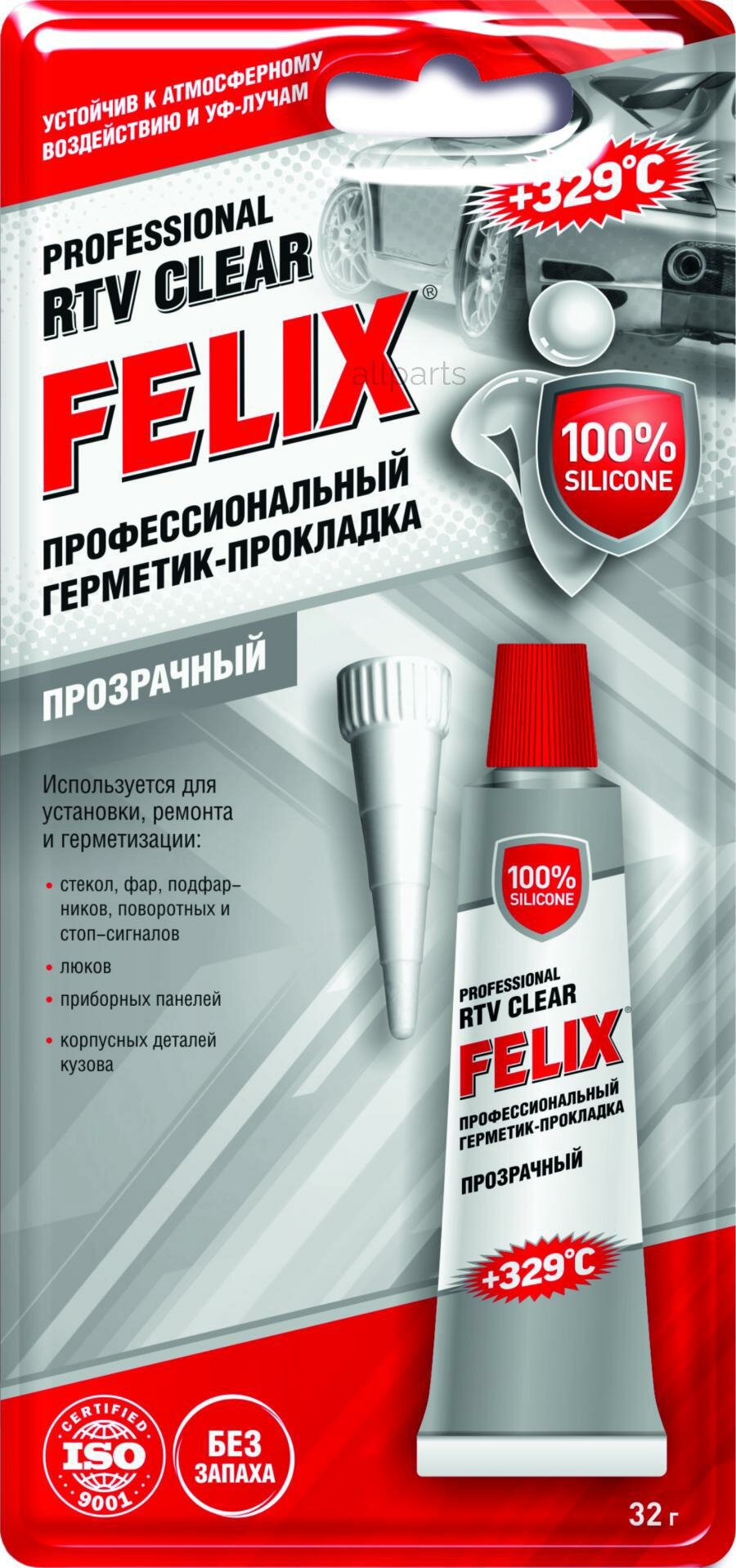 FELIX 411040061 герметик-прокладка! FELIX прозрачный 32г\
