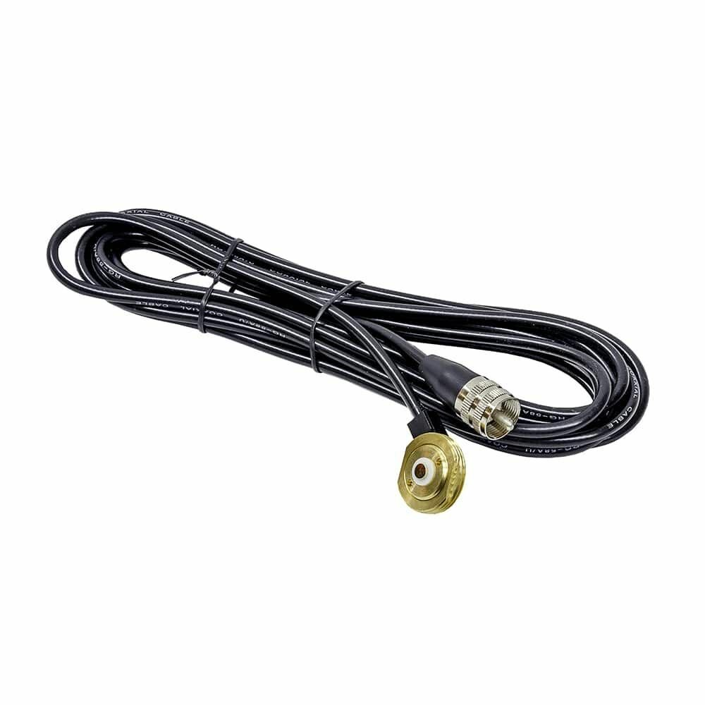 Крепление врезное FLIGHT AM-207A, для автомобильных антенн, с кабелем RG-58, длина кабеля 4,5 м