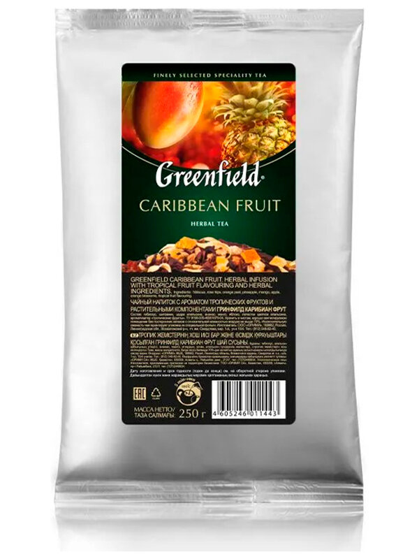 Чайный напиток Greenfield Карибиан Фрут (250 г, м/у ХРК)