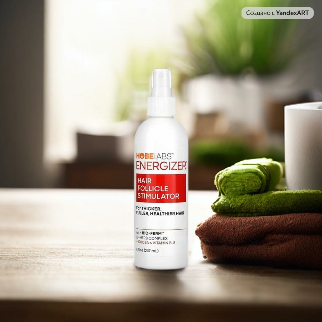 Energizer Hobe Labs стимулятор роста волос, 237 мл, спрей