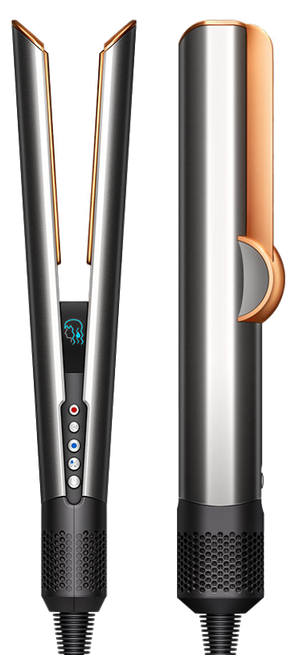 HT01 Плойка Dyson Airstrait bright nickel/copper
