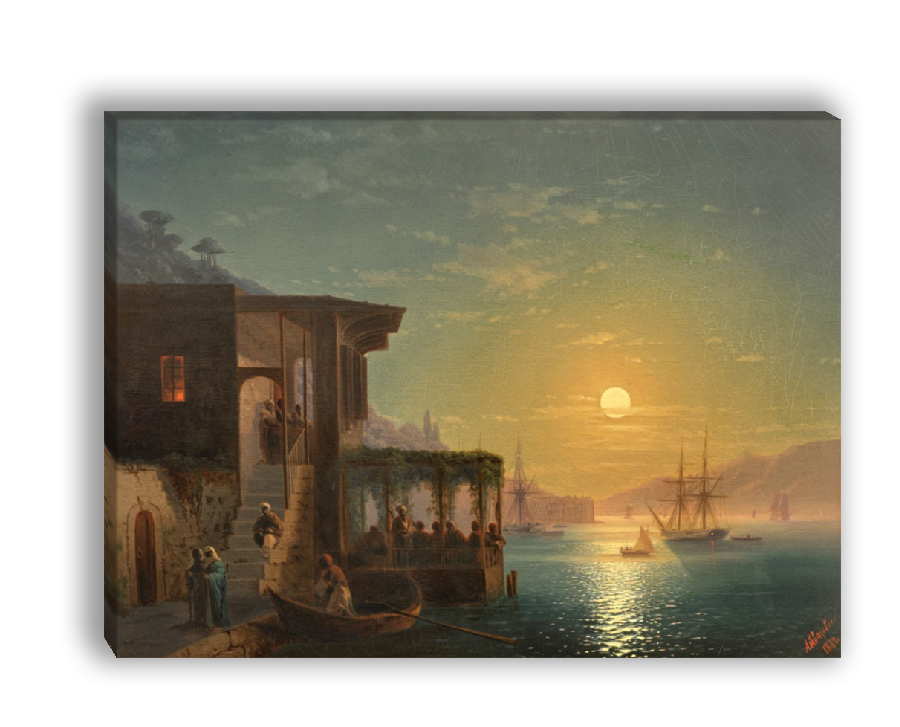 Картина для интерьера "Константинополь", Айвазовский И. К. (67х50 см / на подрамнике)