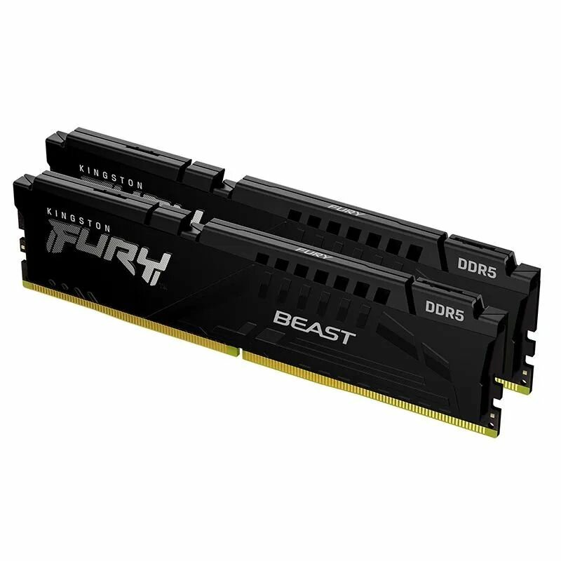 Оперативная память KINGSTON FURY Beast Black DIMM DDR5 32GB (2x16GB) 5600 MHz (KF556C36BBEK2-32)
