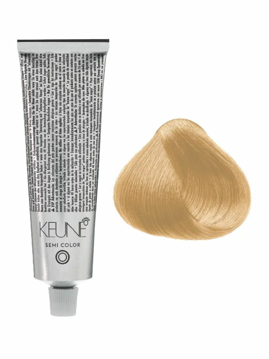 KEUNE SEMI COLOR 9 Очень светлый блондин Крем-краска для волос без аммиака