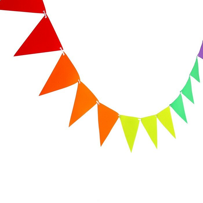 Гирлянда Флажки треугольник