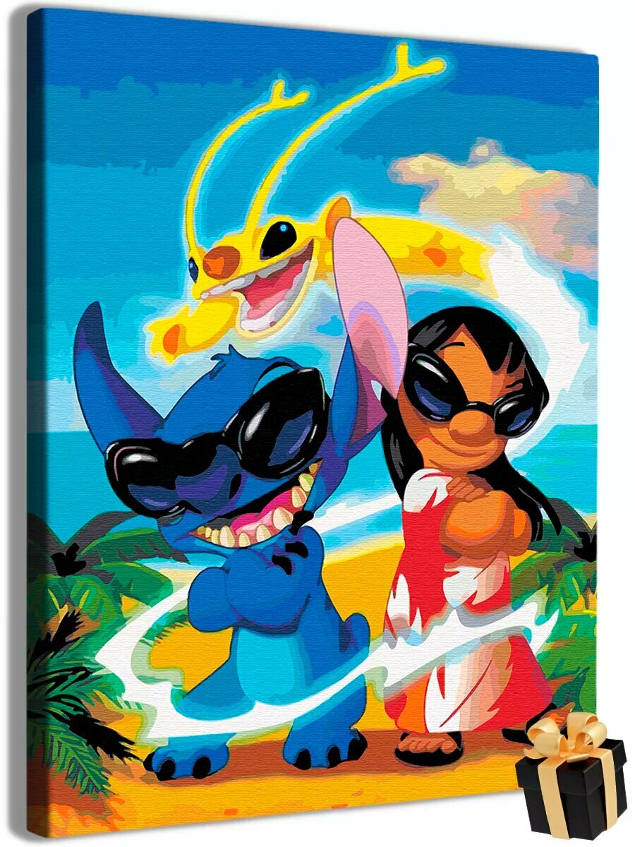 Картина по номерам Лило и Стич