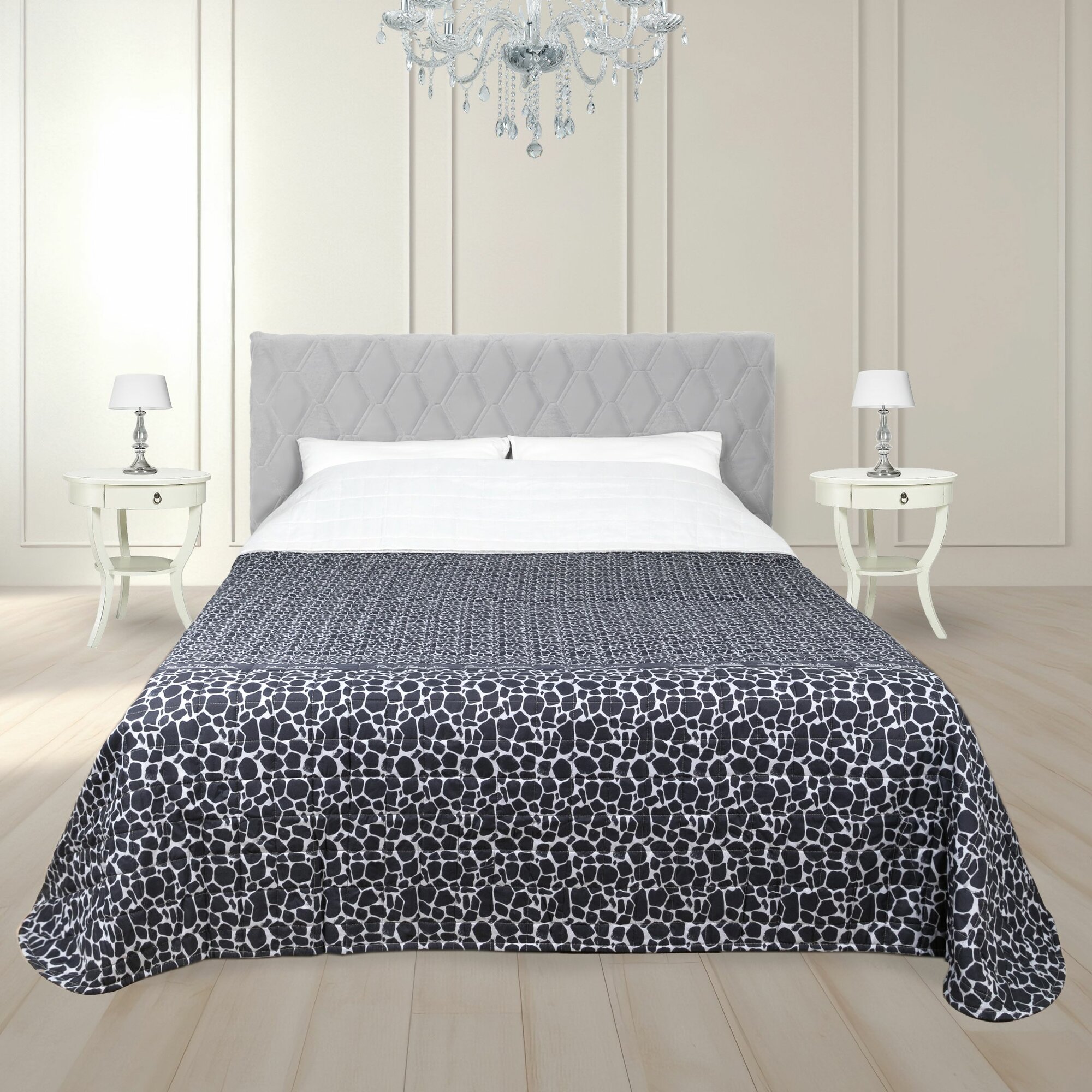 Одеяло - покрывало на кровать 250х260 см стеганное двуспальное, Renato Balestra