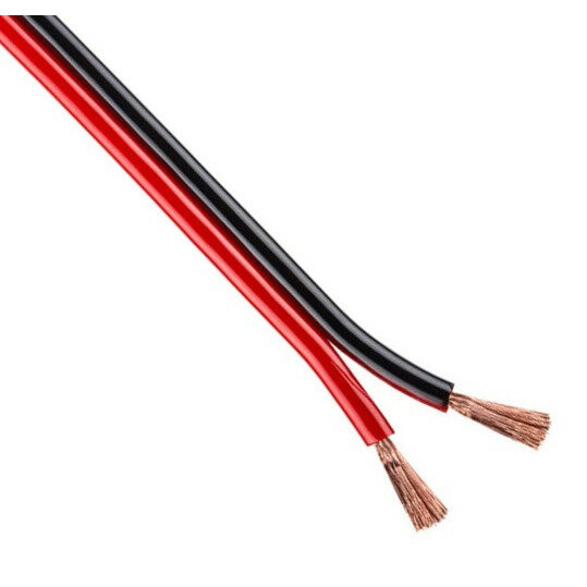 Кабель акустический с катушки двухжильный Tasker C102-2.00, 1 м