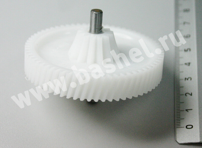 Шестерня для электромясорубки Флора-1-C957 68-конус-6-H49 Ратеп (с металлическим валом к двигателю)