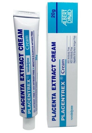 Плацентрекс Крем / Омолаживающий / Против Морщин, Рубцов, Растяжек / Экстракт Плаценты / Placenta Extract Cream, 20 гр